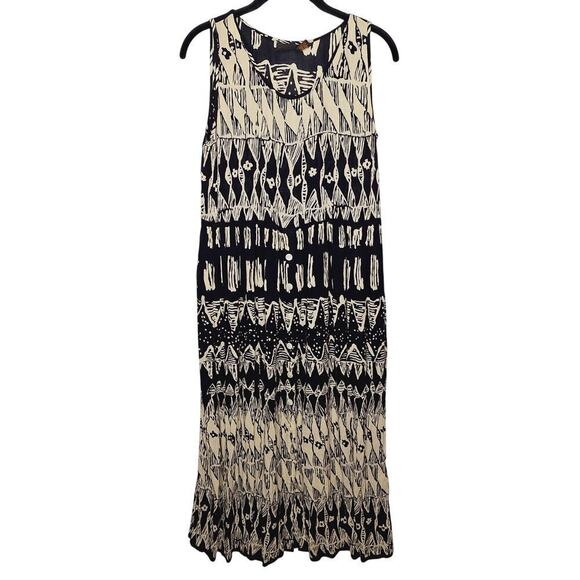 Bila | Dresses | Vintage 9s Bila Sleeveless Midi Maxi Dress Med Rayon ...